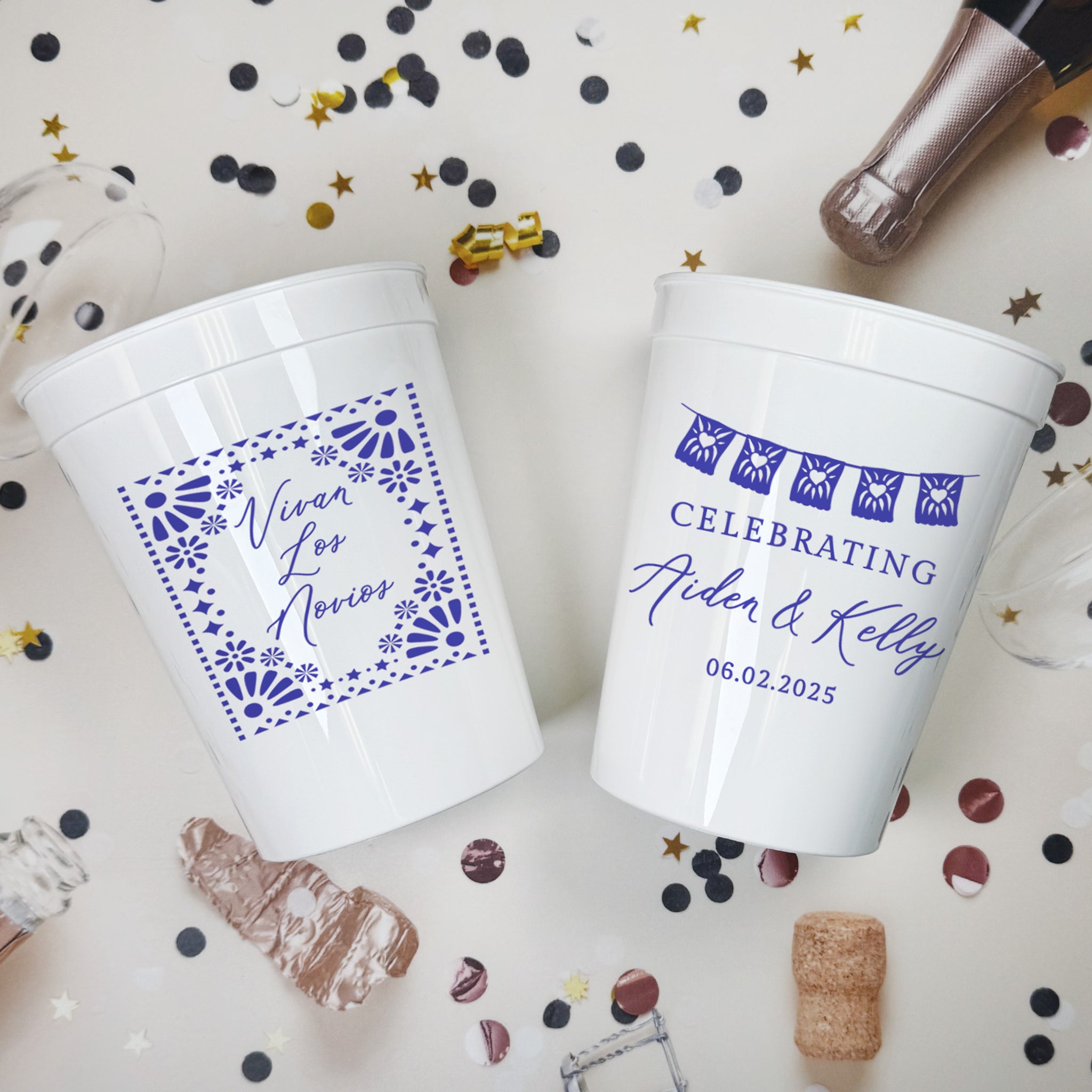 Bridal Shower Vivan Los Novios - Stadium Cups